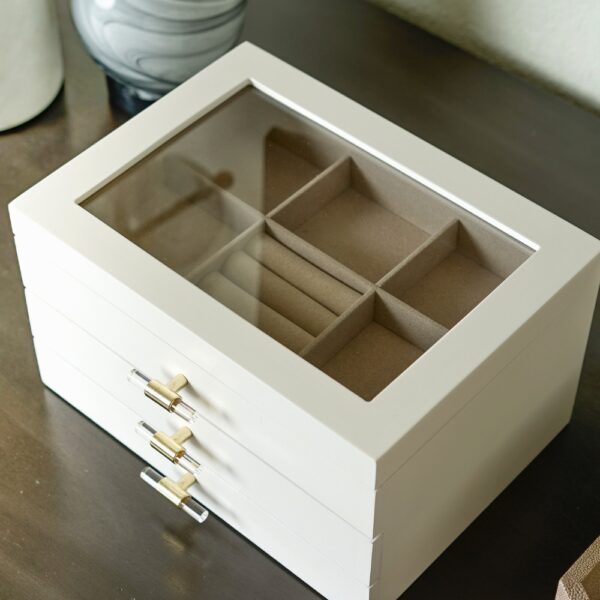 Bell-Shaped Jewelry Storage Mirror ~ Walnut – Hives and Honey